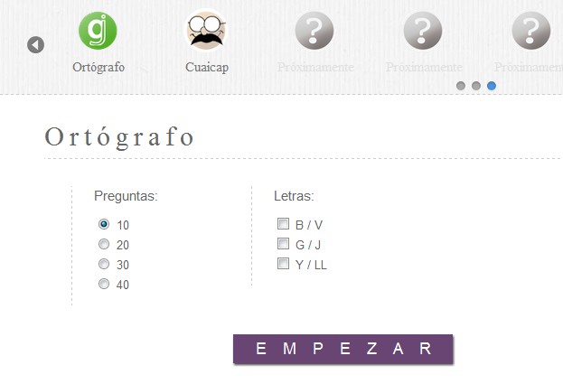 Creación literaria en Primaria: Juegos: Ortógrafo y Cuaicap