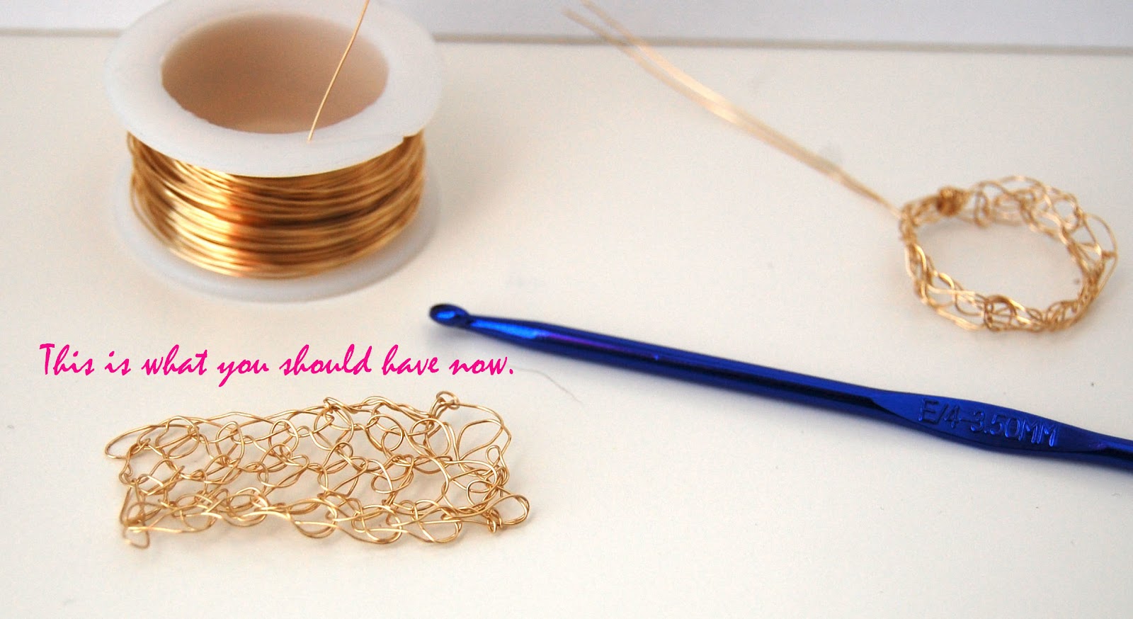 SellzCuteThings: Tutorial How to make Crochet Bow Ring