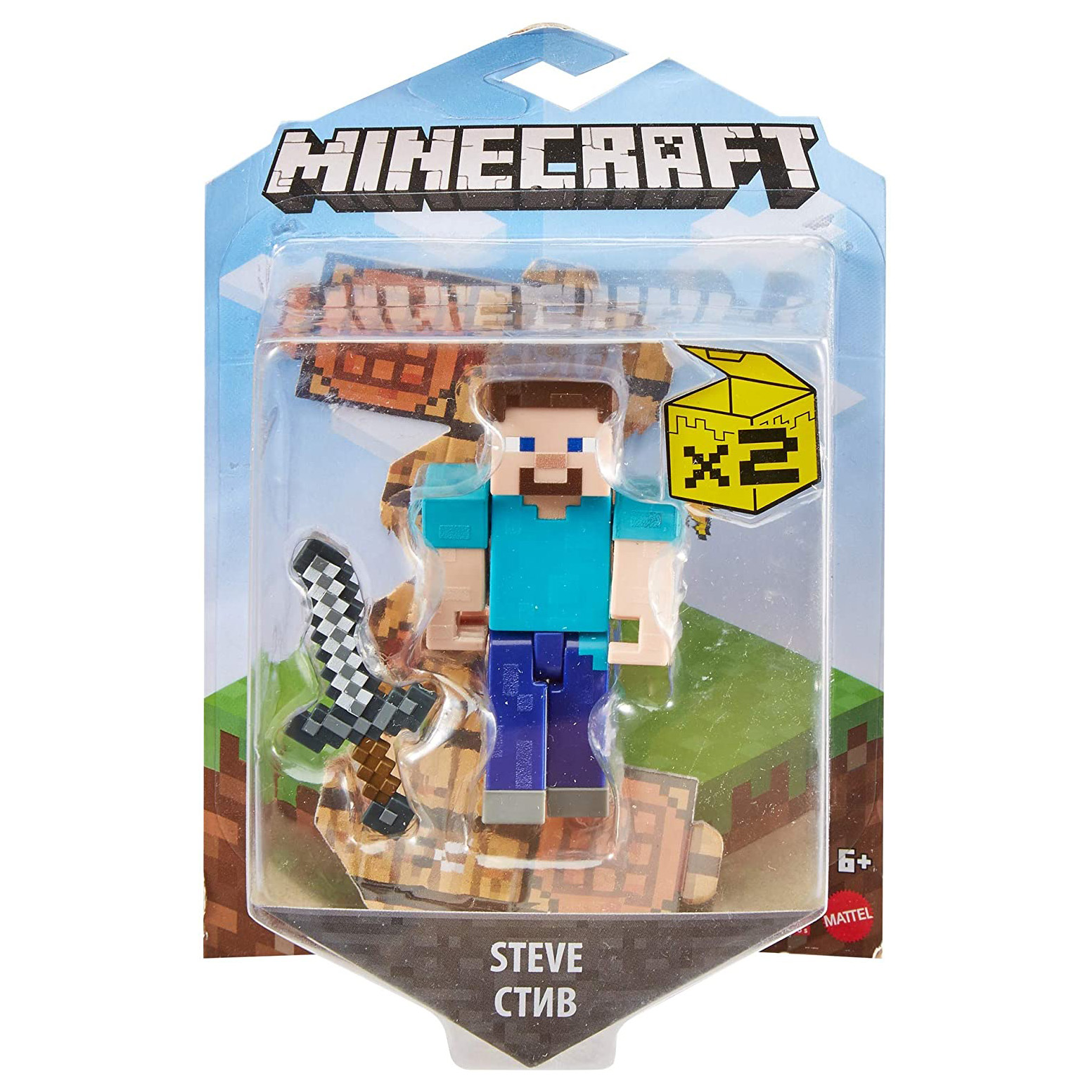 Minecraft Steve? Craft-a-Block Series 1 Figure | Minecraft Merch