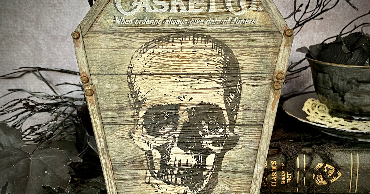 Plays Well With Paper: Casket Company Trade Sign Card - Stampers Anonymous