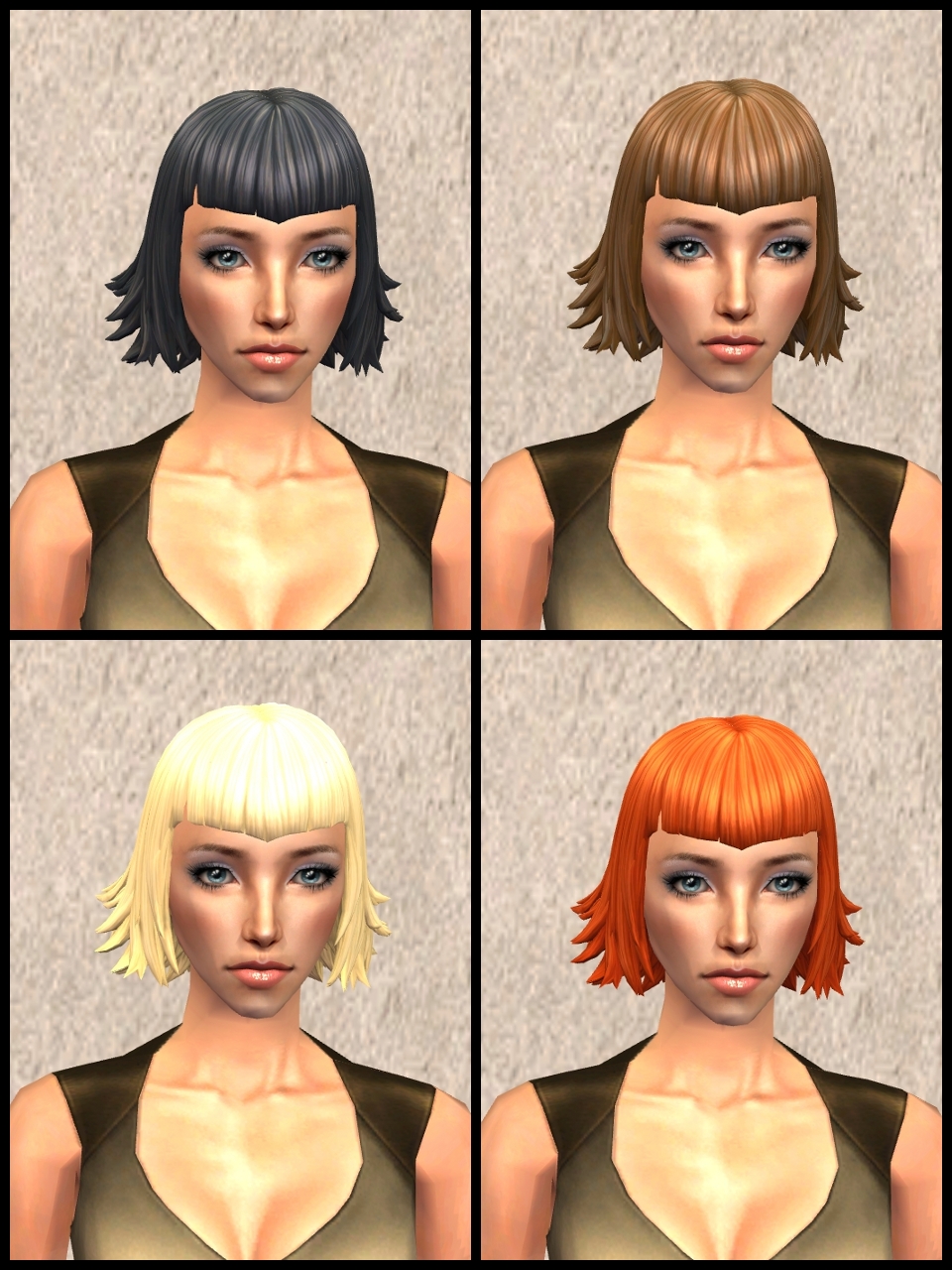 TheNinthWaveSims: The Sims 2 - The Sims 4 Realm Of Magic Pointed Bangs ...