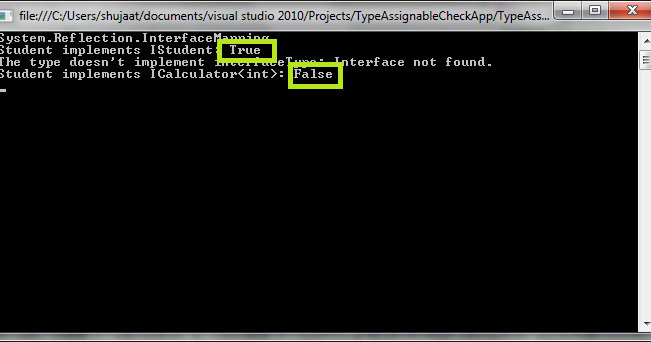 Muhammad Shujaat Siddiqi If Type Implements Interface True Part Ii