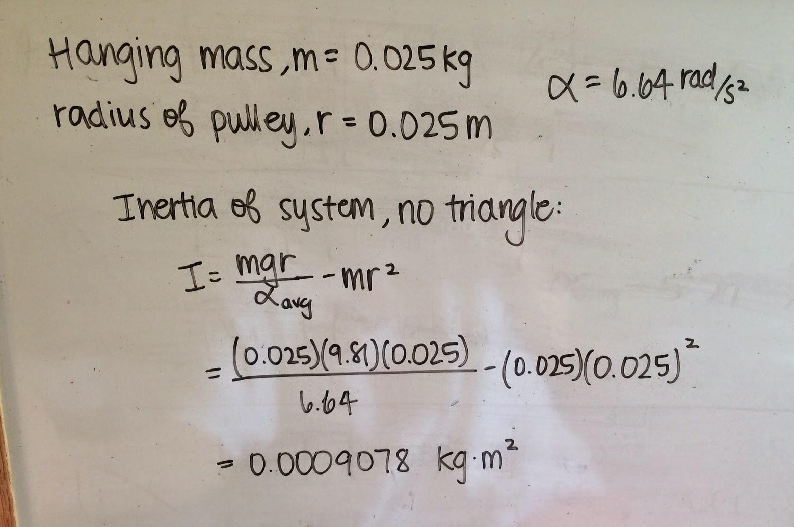 Phys4AS15 jtanimoto: 2015-05-13 Lab 17: Moment of Inertia of a Uniform ...