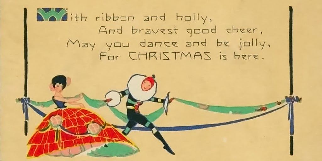 Beautiful Vintage Christmas Postcards ~ Vintage Everyday