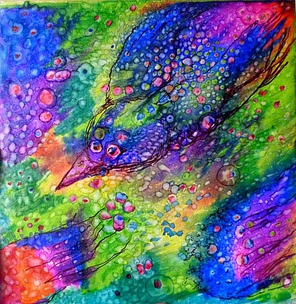 Astrid . Riedel . Glass . Artist : Psychedelic Bird!