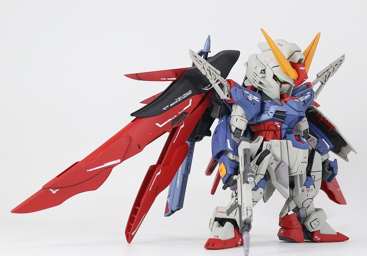 Custom Build: SD x RG Destiny Gundam