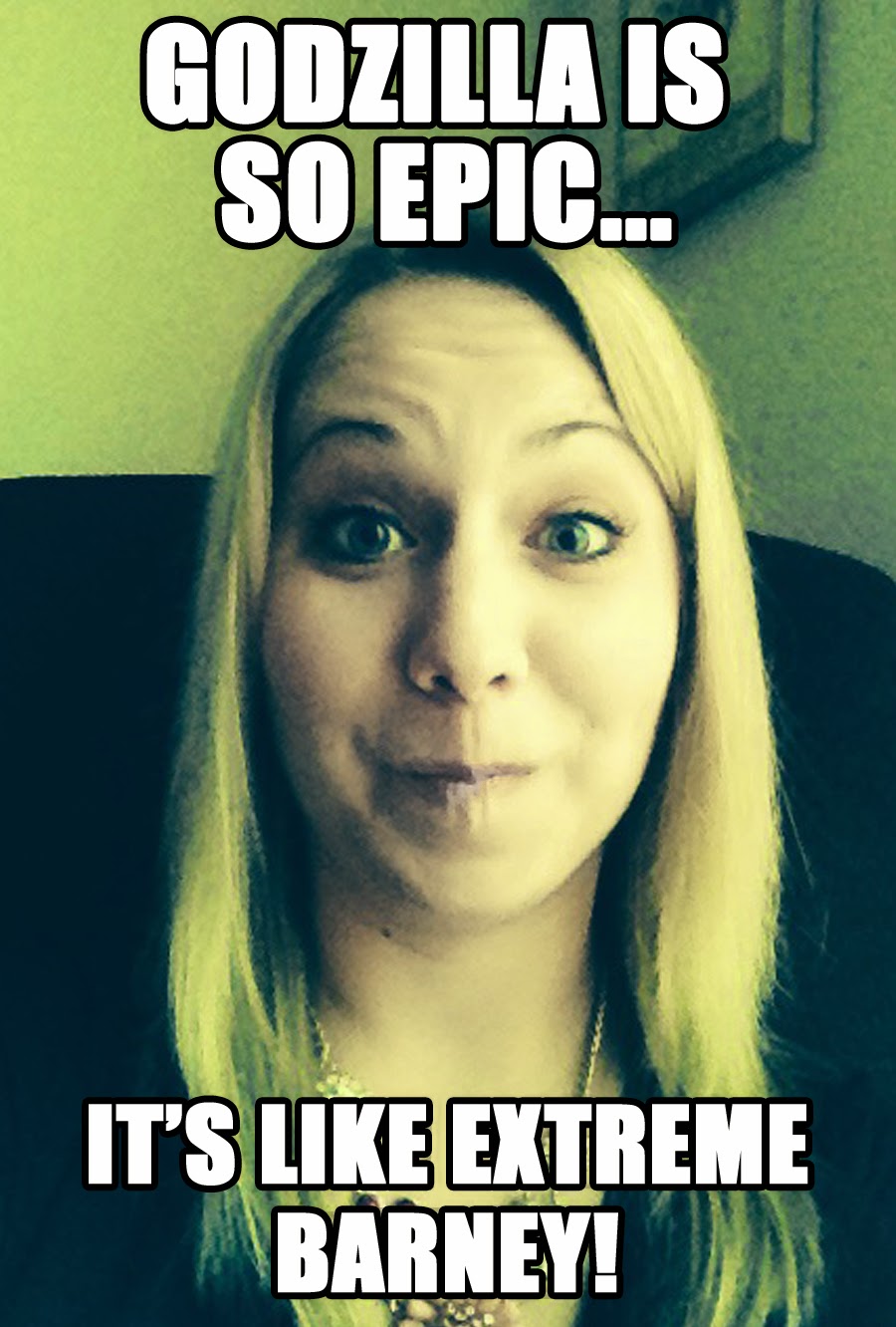 Full Court Press: Stacy Memes: Godzilla