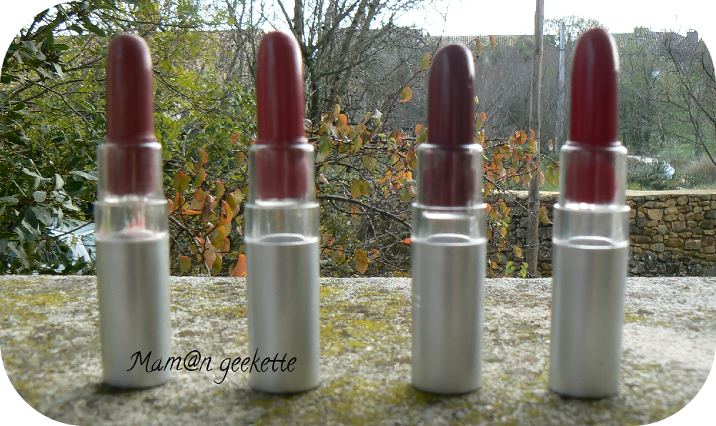 Les rouges à lèvres E.L.F [ Revue ]