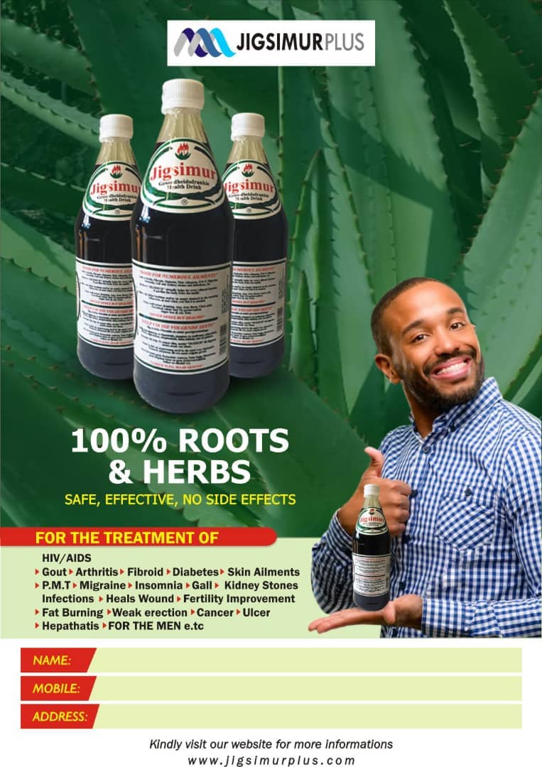 JIGSIMUR PLUS A HEALTHY DRINKS FOR HEALTHY PEOPLE