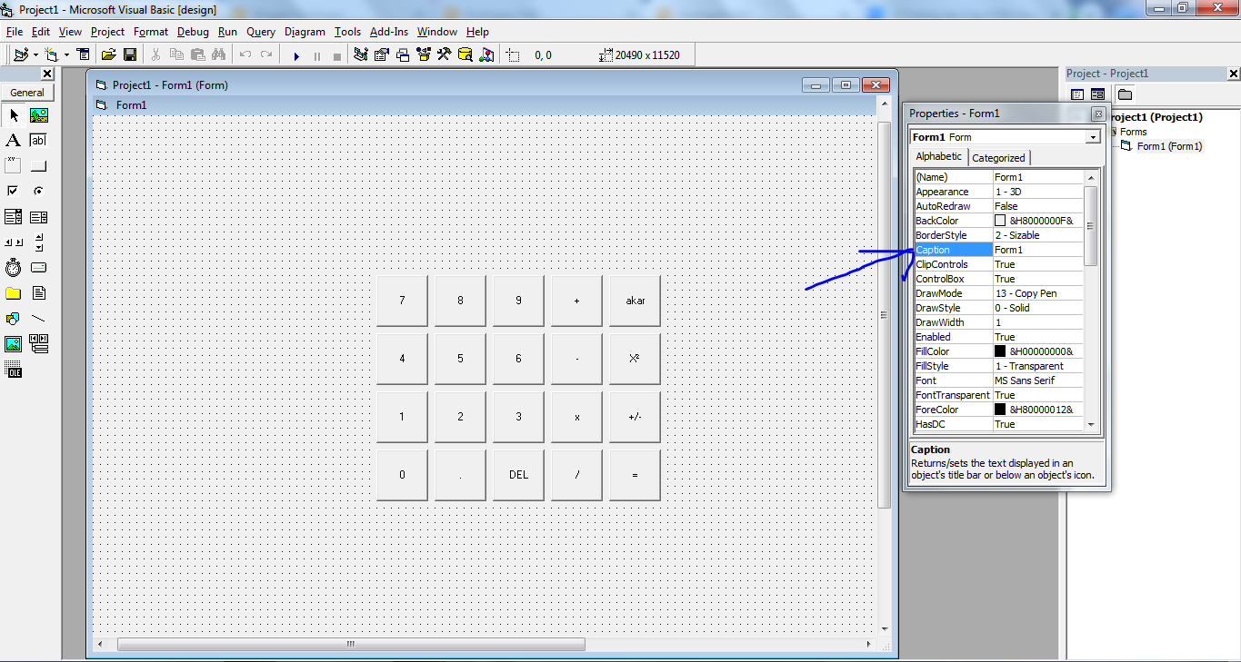 TUTORIAL MEMBUAT KALKULATOR DI VISUAL BASIC 6.0 #1 - Indonesia Teror Family