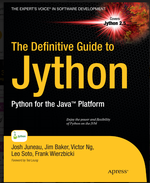The Definitive Guide to Jython Python for the Java Platform - KHANBOOKS
