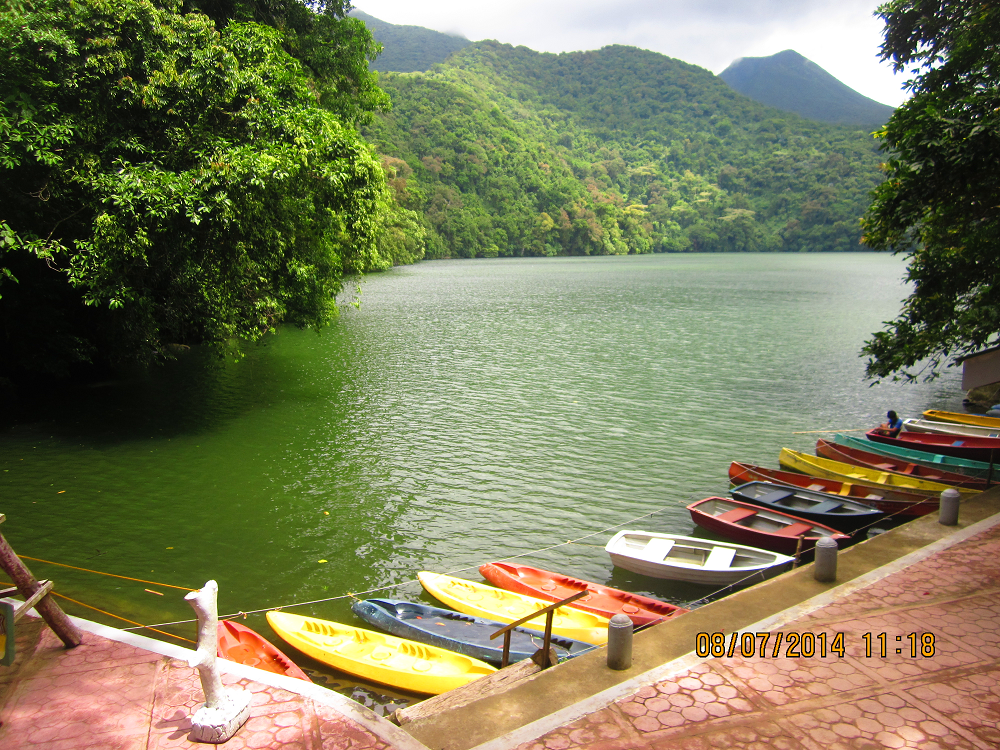 The Bulusan Lake in Bulusan Volcano Natural Park, Sorsogon