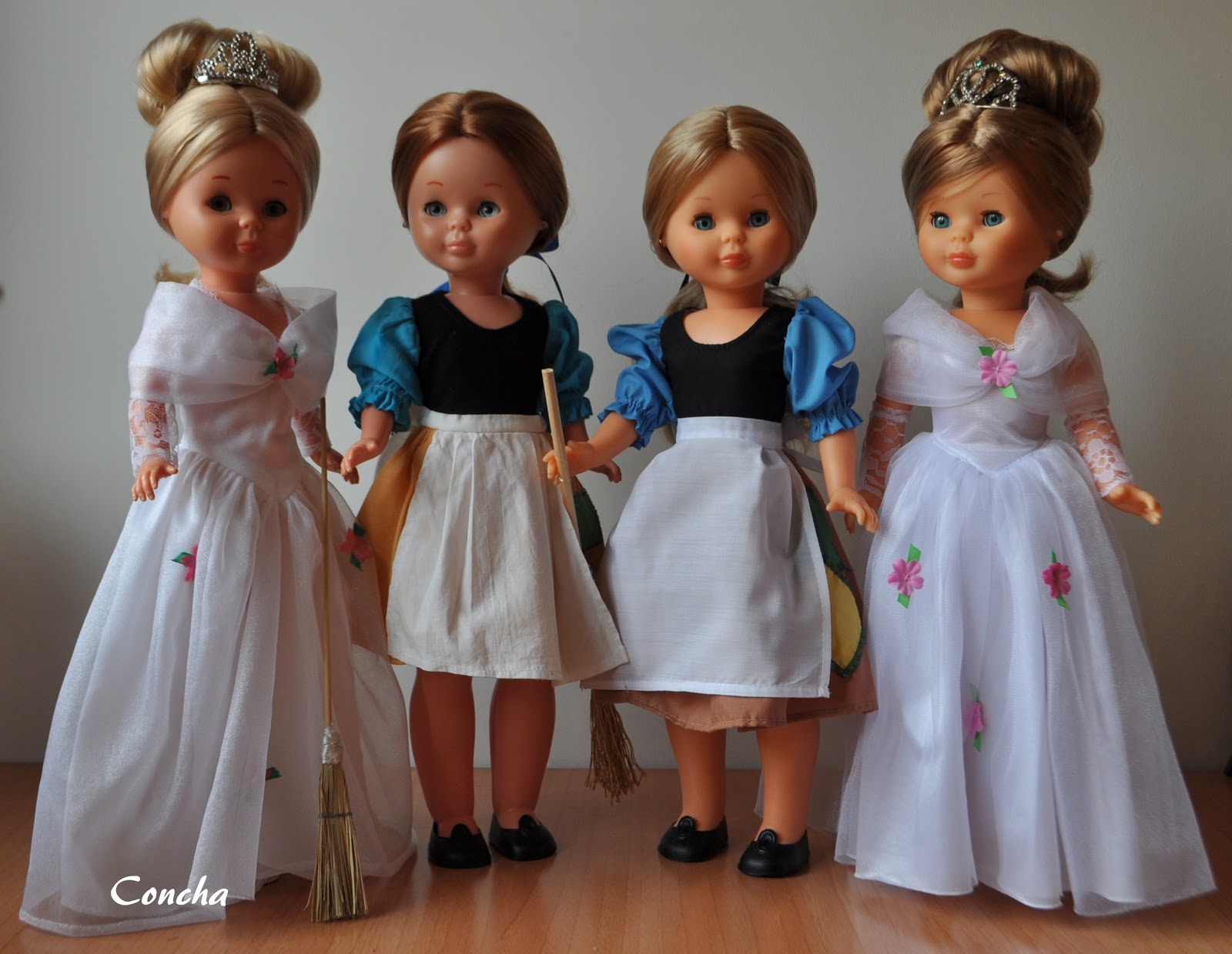 Dias de Nancys: HACIENDO EL MOÑO DE LA CENICIENTA