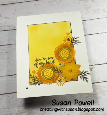 A YELLOW AND GREY ONE LAYER CARD