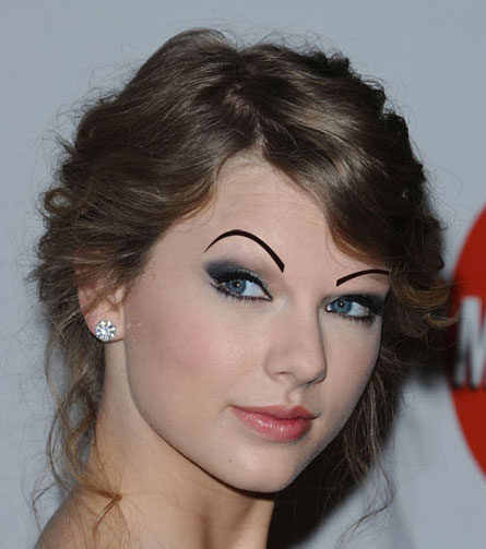 The Very Hairy Blog: Sharpie Eyebrows.