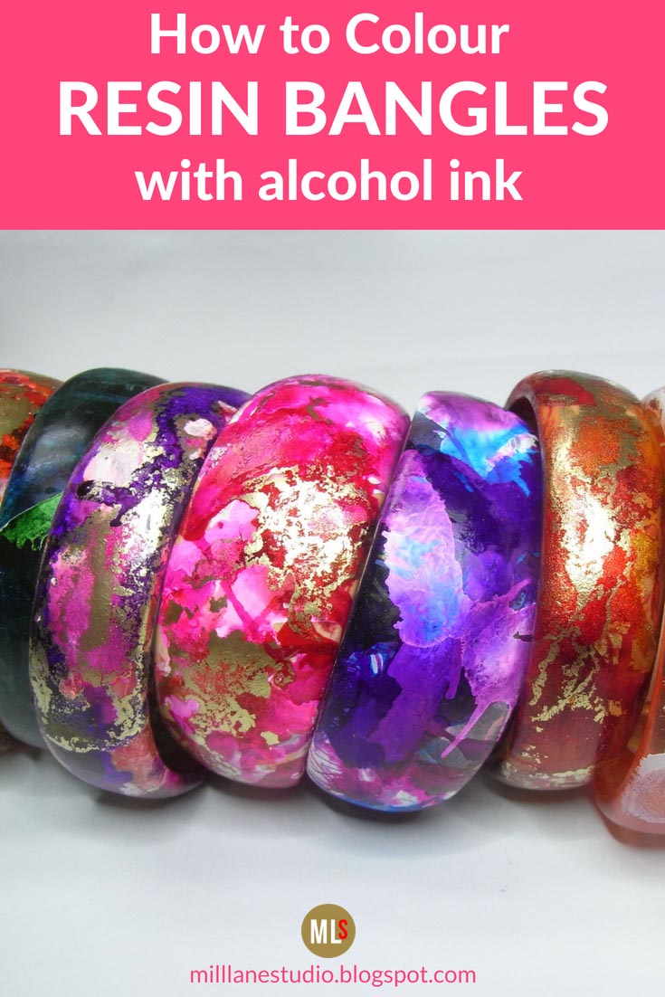 How to Disguise Bubbles in a Resin Bangle | Mill Lane Studio