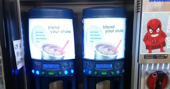 Have you ever blended your own shake at a convenience store?