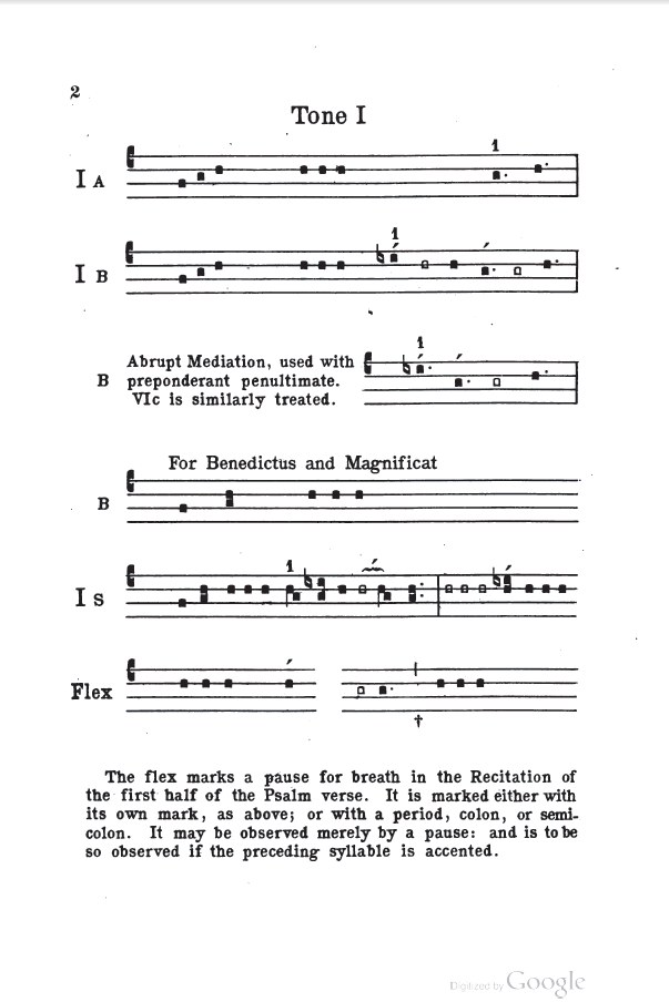 chantblog: The Sarum Psalm Tones in Square Notes