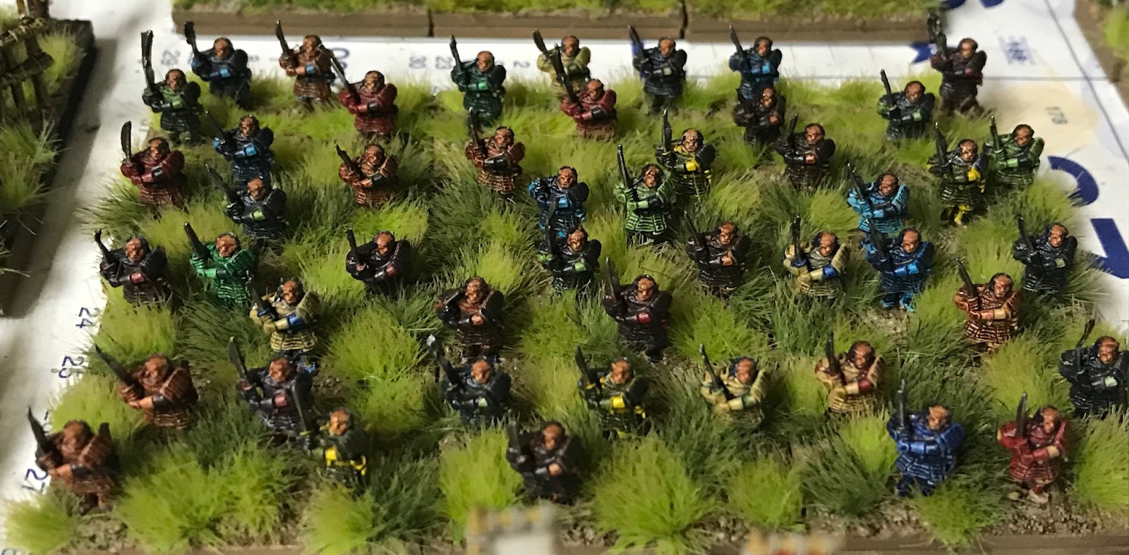 The mountain of lead and gamer's A.D.D.: 10mm Samurai Army Pics