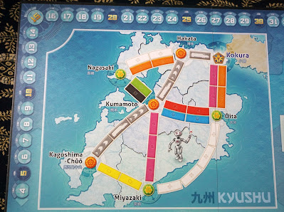 Hiew's Boardgame Blog: Ticket To Ride: Japan