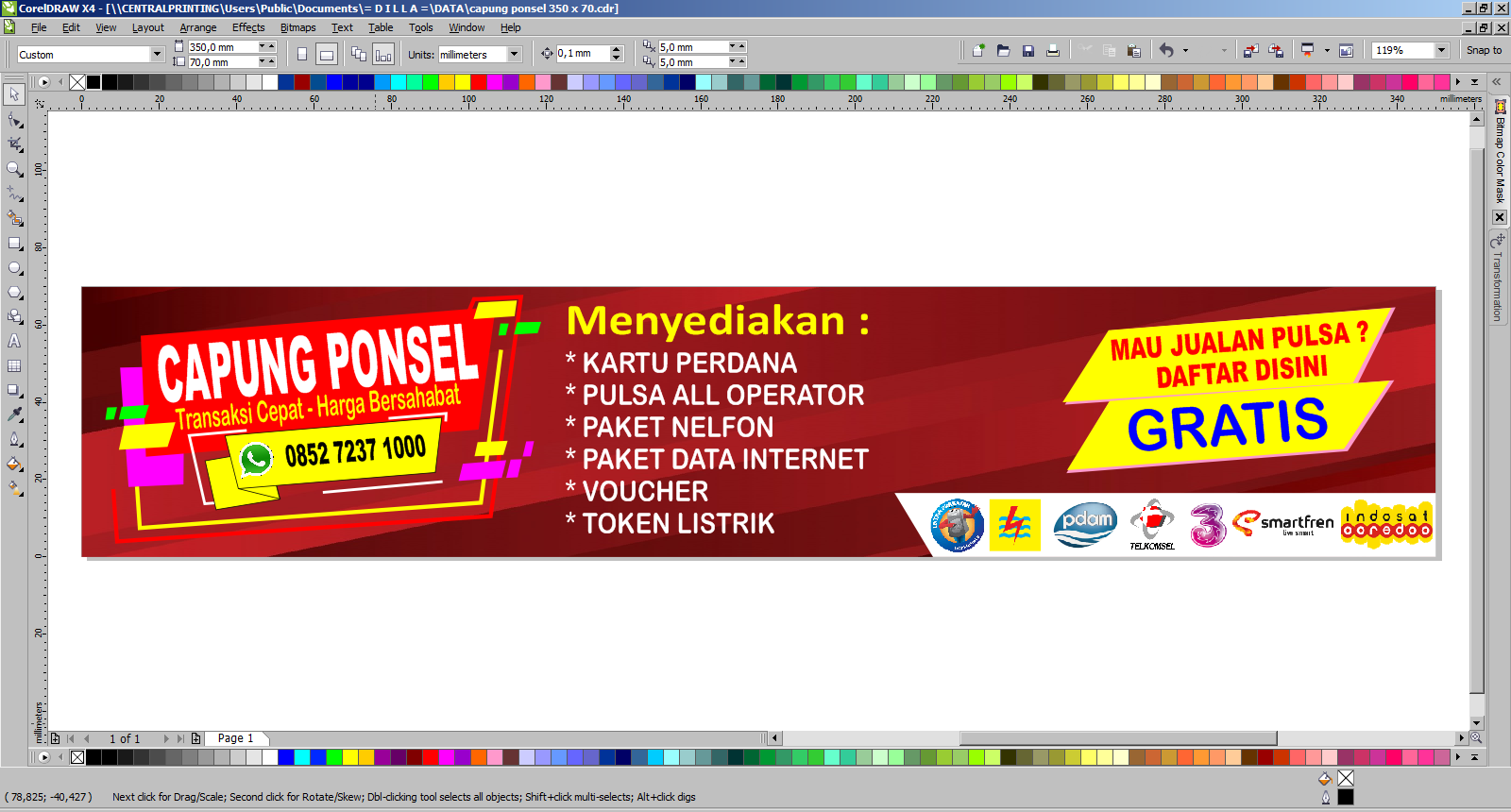 Contoh Desain Spanduk Ponsel - Blog_Desain_Capinsol