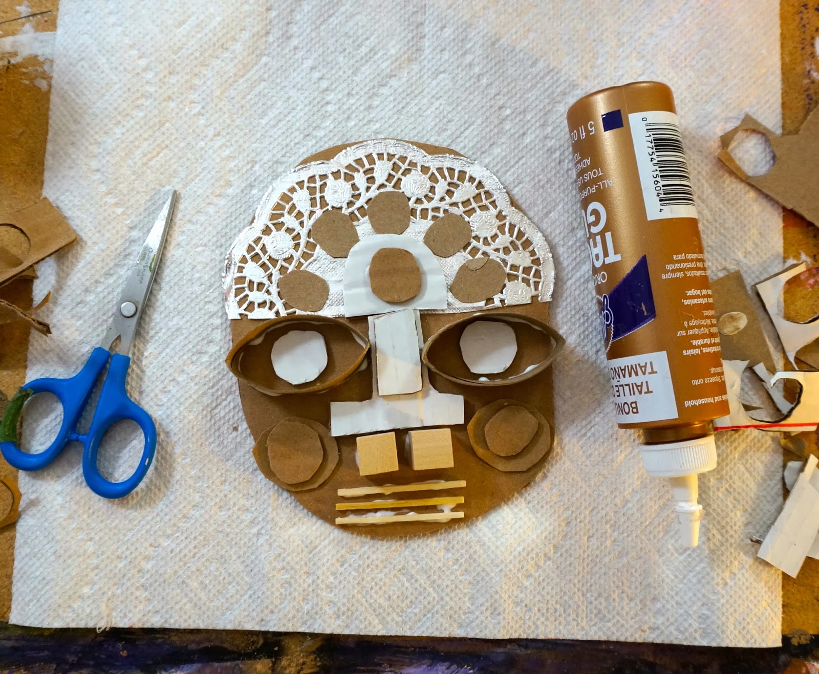 that artist woman: Peruvian Masks