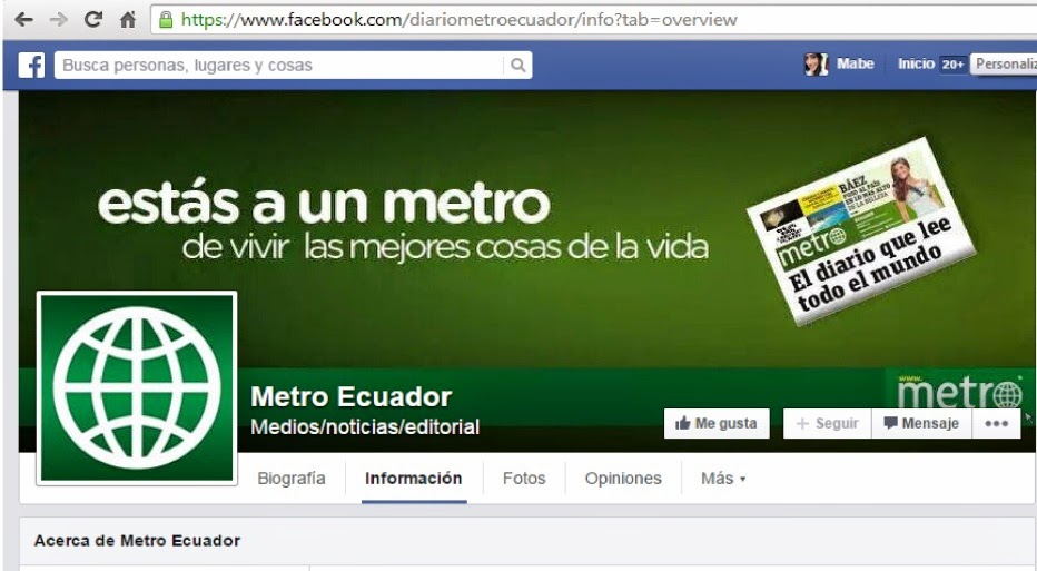 FAUNA Y FLORA GALAPAGOS: Análisis del periódico digital El Metro Ecuador