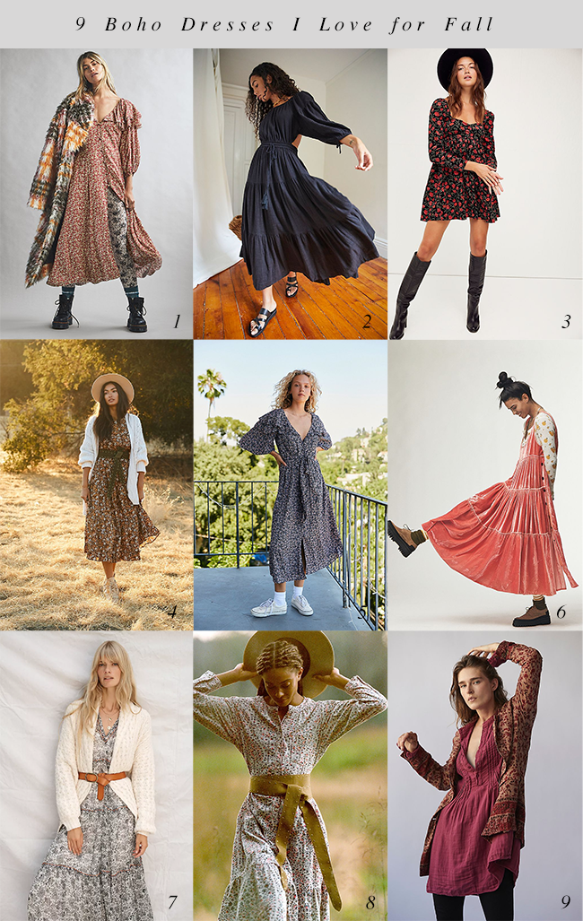 Bubby and Bean ::: Living Creatively: 9 Boho Dresses I Love for Fall