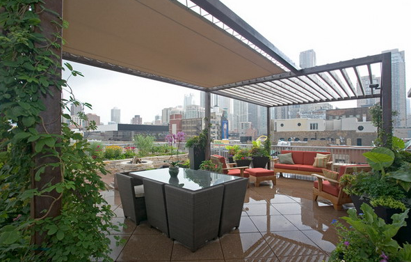 Design of the Shape of the roof Terrace for a Home - 100 Easy Elegan ...