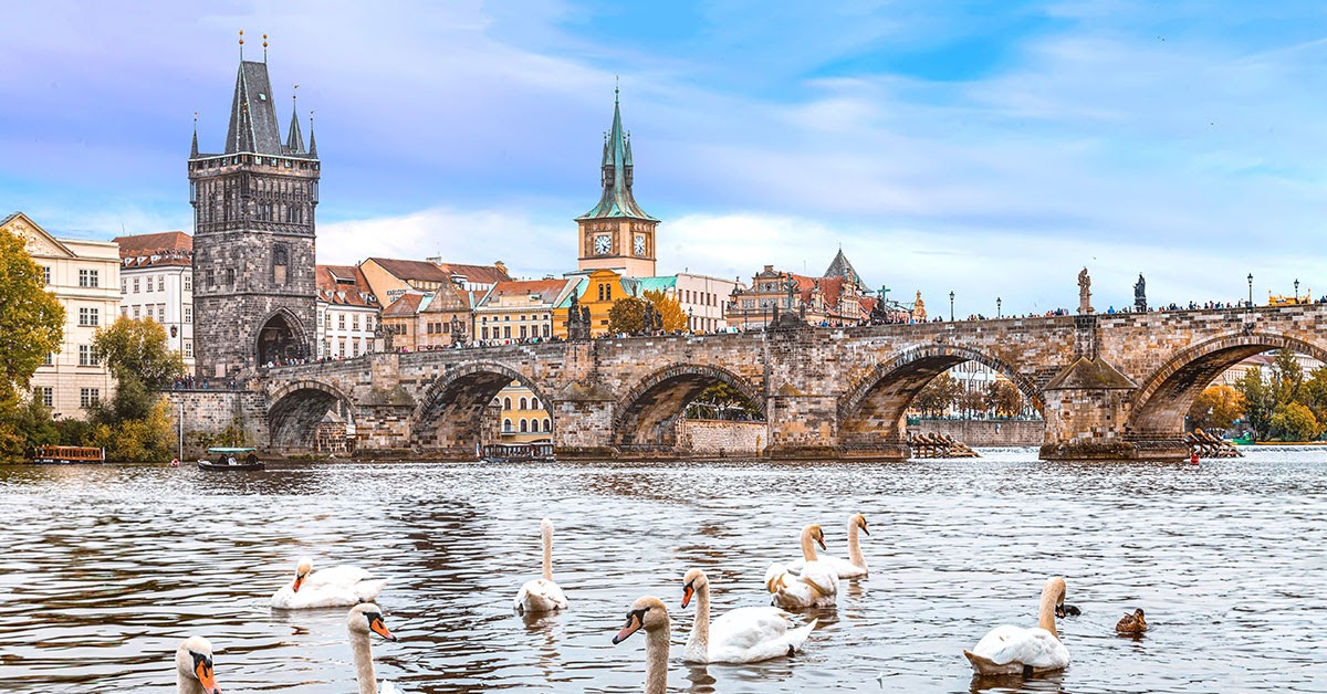 Charles Bridge, Prague, Czech Republic - One of the most famous bridges ...
