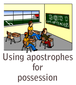 COLEGIO VEGARREDONDA : POSSESSIVE APOSTROPHE