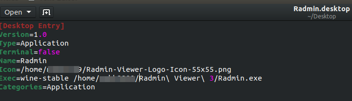WeB LoG'S JuUiER: Launcher Radmin with Wine on Ubuntu 18.04.4