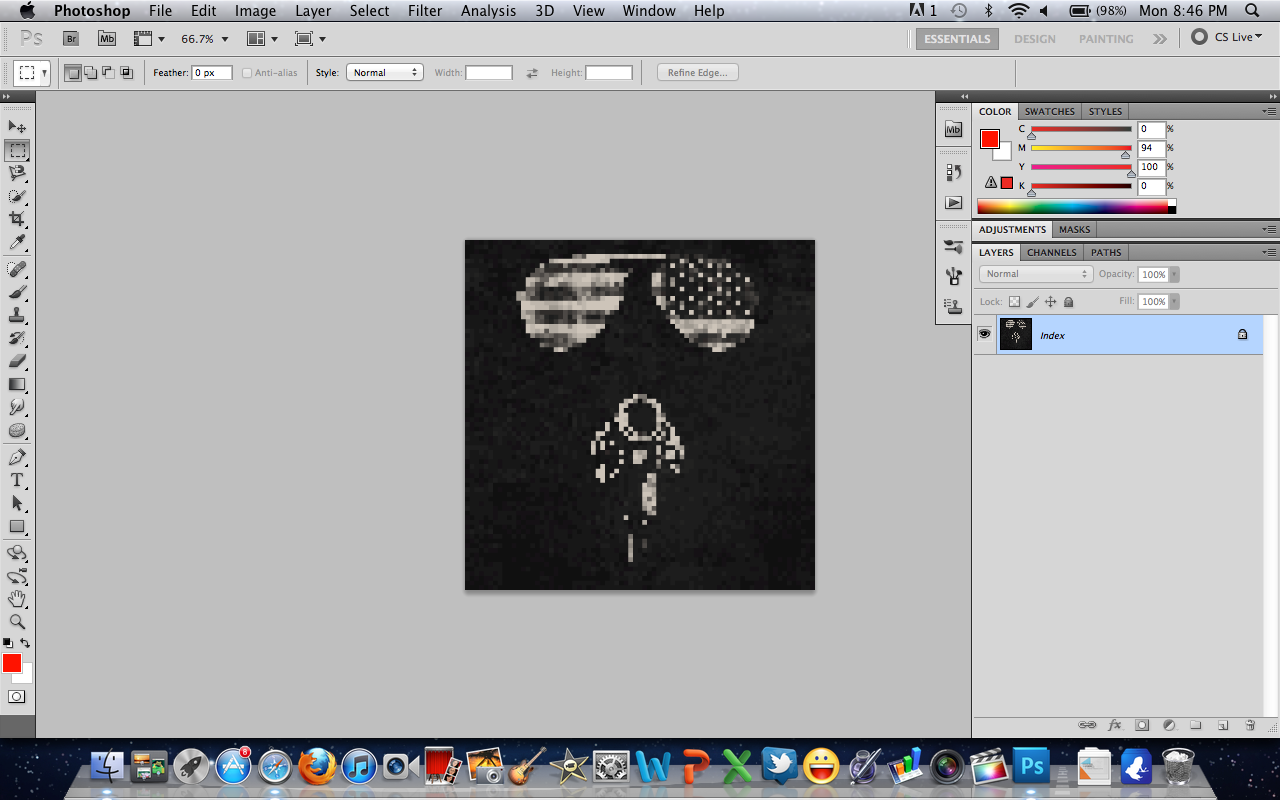 How to Make 8-Bit Image Block Style with Photoshop