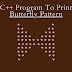 C++ Program To Print Butterfly Pattern - Basic C++ Programs.