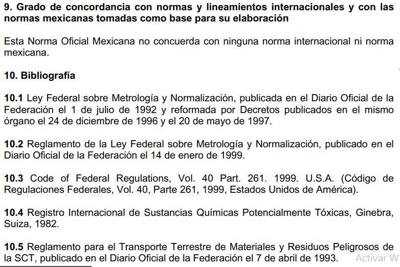Soporte Presencial: NORMA OFICIAL MEXICANA NOM-052-SEMARNAT-2005, QUE ...