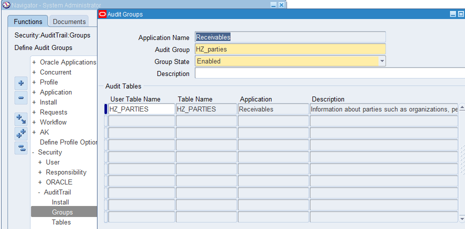 Prashant Oracle Fusion Procurement cloud: How to enable Audit Trail functionality in Oracle apps ...