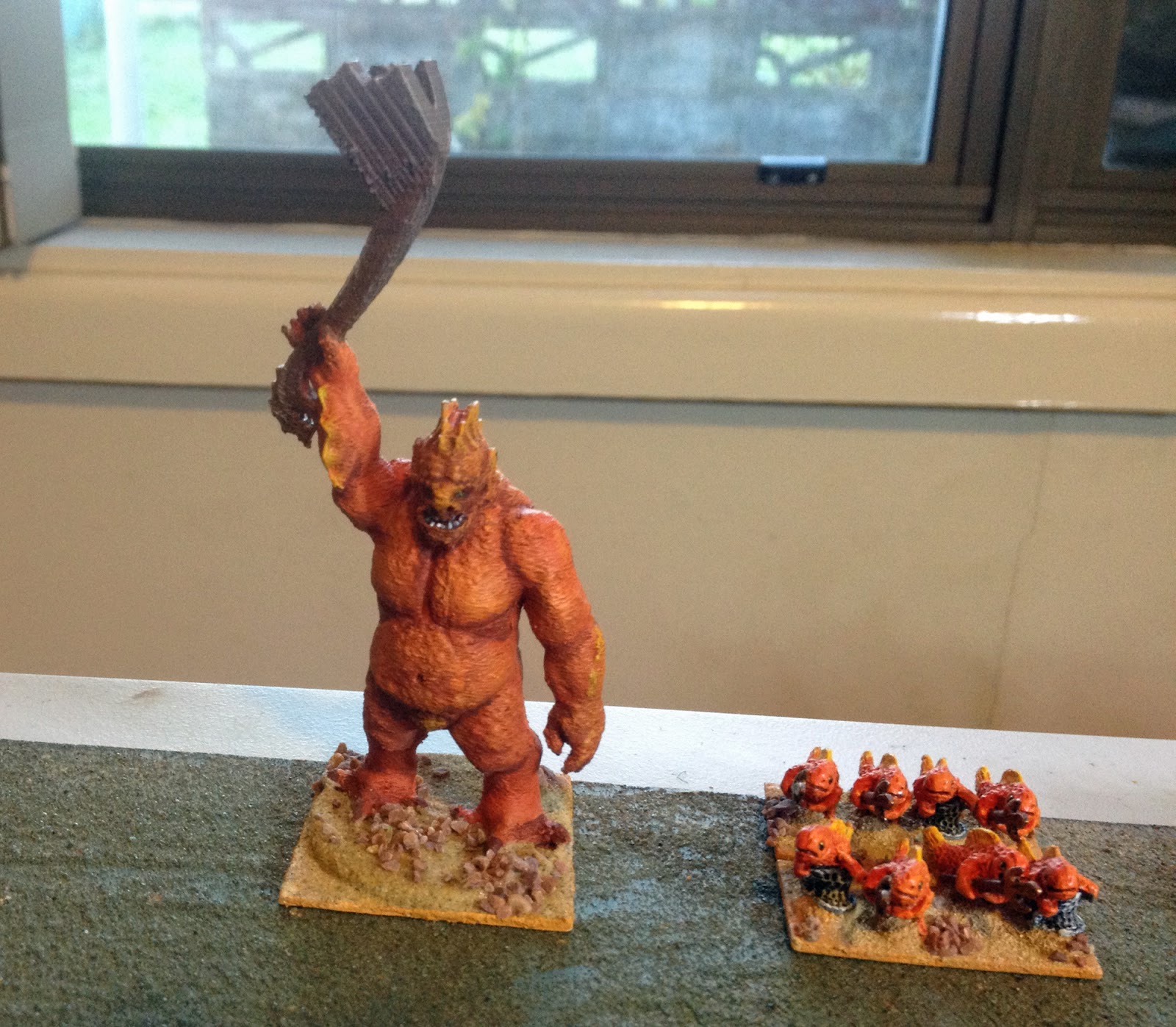 The Stronghold Rebuilt: Dragon Rampant - Fishmen vs Elves