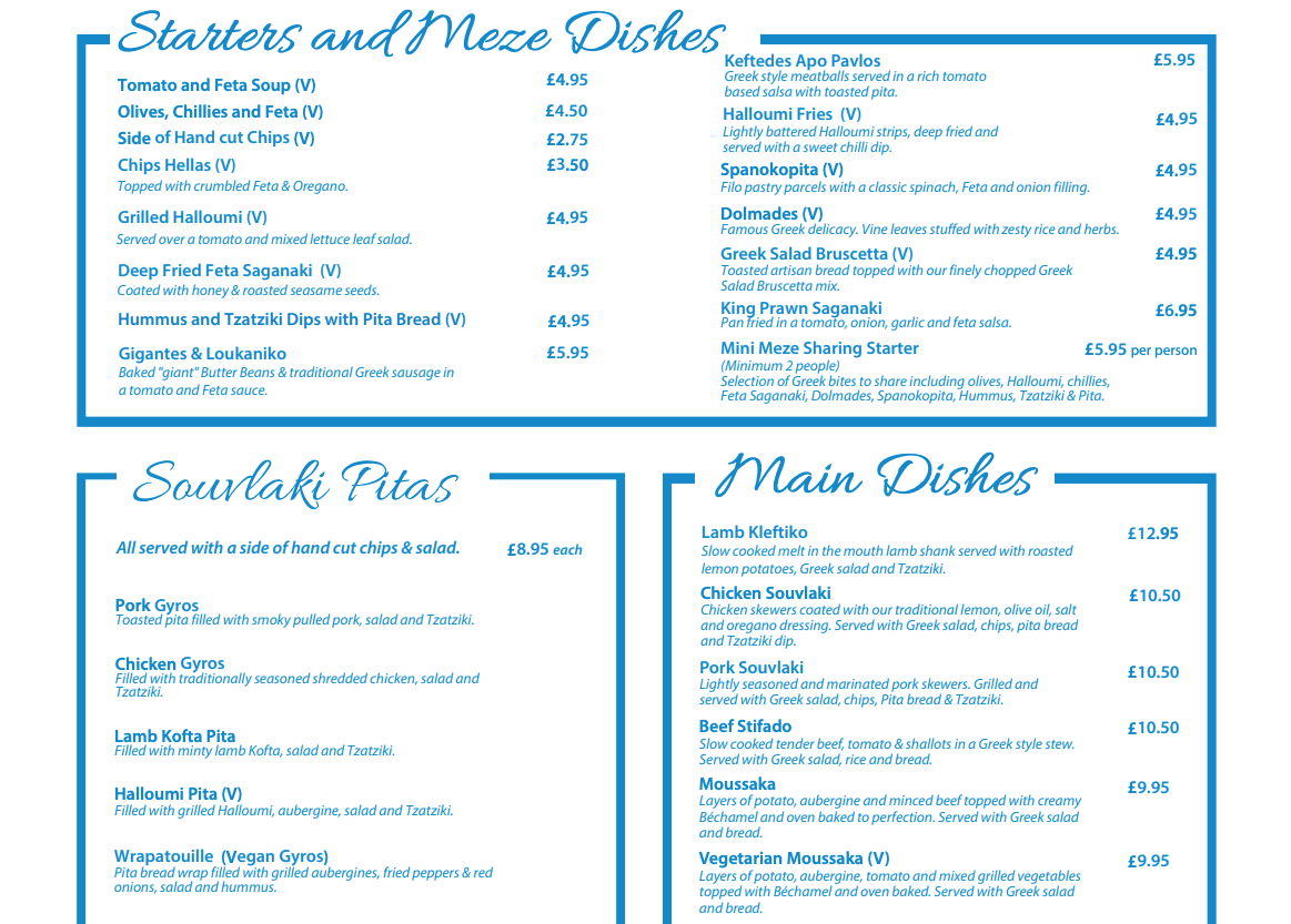 Kafeneon | A Fantastic Greek Restaurant in Newcastle | North East ...