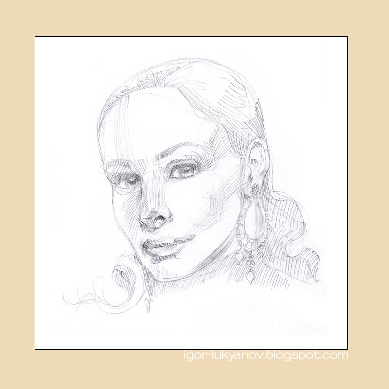 Drawing A Portrait Cross Hatching Technique