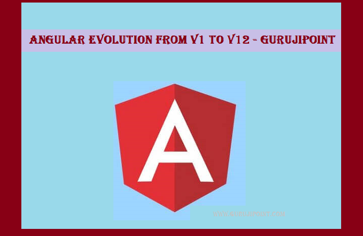 Everything about Angular From v1 - v12 - 2021 ~ Guruji Point - Code You ...