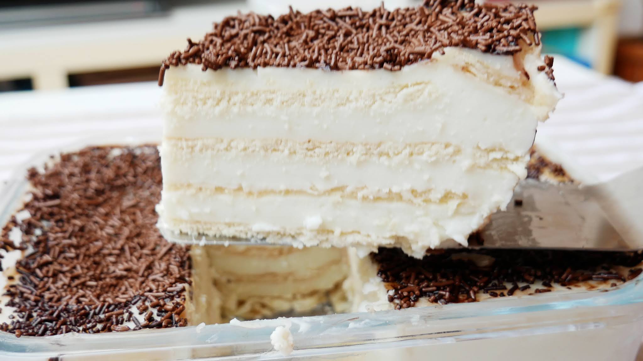 POSTRE NAPOLEON SIN HORNO 🍰😍 DELICIOSO MILHOJAS RUSO de galleta SIN GLUTEN