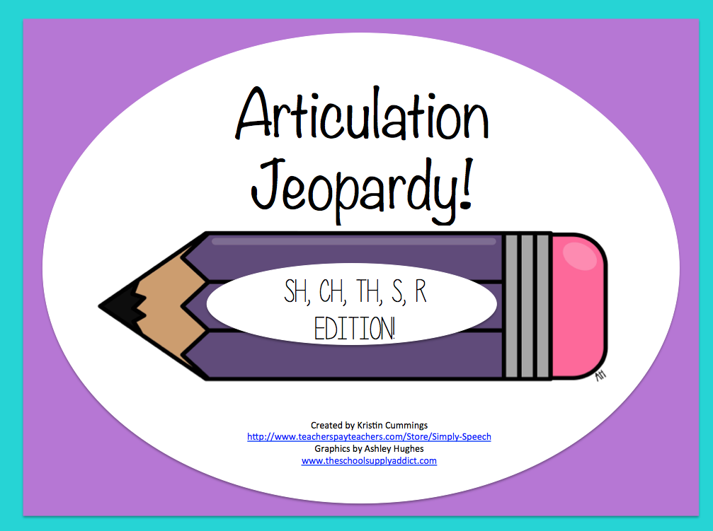 Articulation Game Show! | Simply Speech