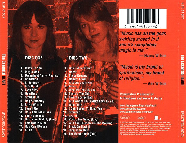 CLASICOS DE COLECCION-RADIO: HEART - The Essential Heart (2002)