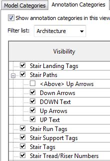 RevitCat: Revit Stair Subcategory Visibility