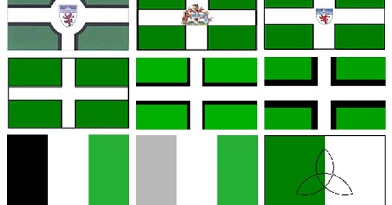 St Vincent Guest House, Lynton: The Devon Flag