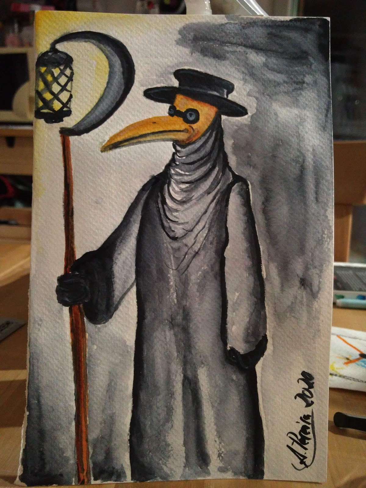 La mirada dormida: El Médico de la Peste