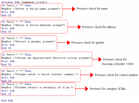 Visual Basic 6.0: Validating The Forms