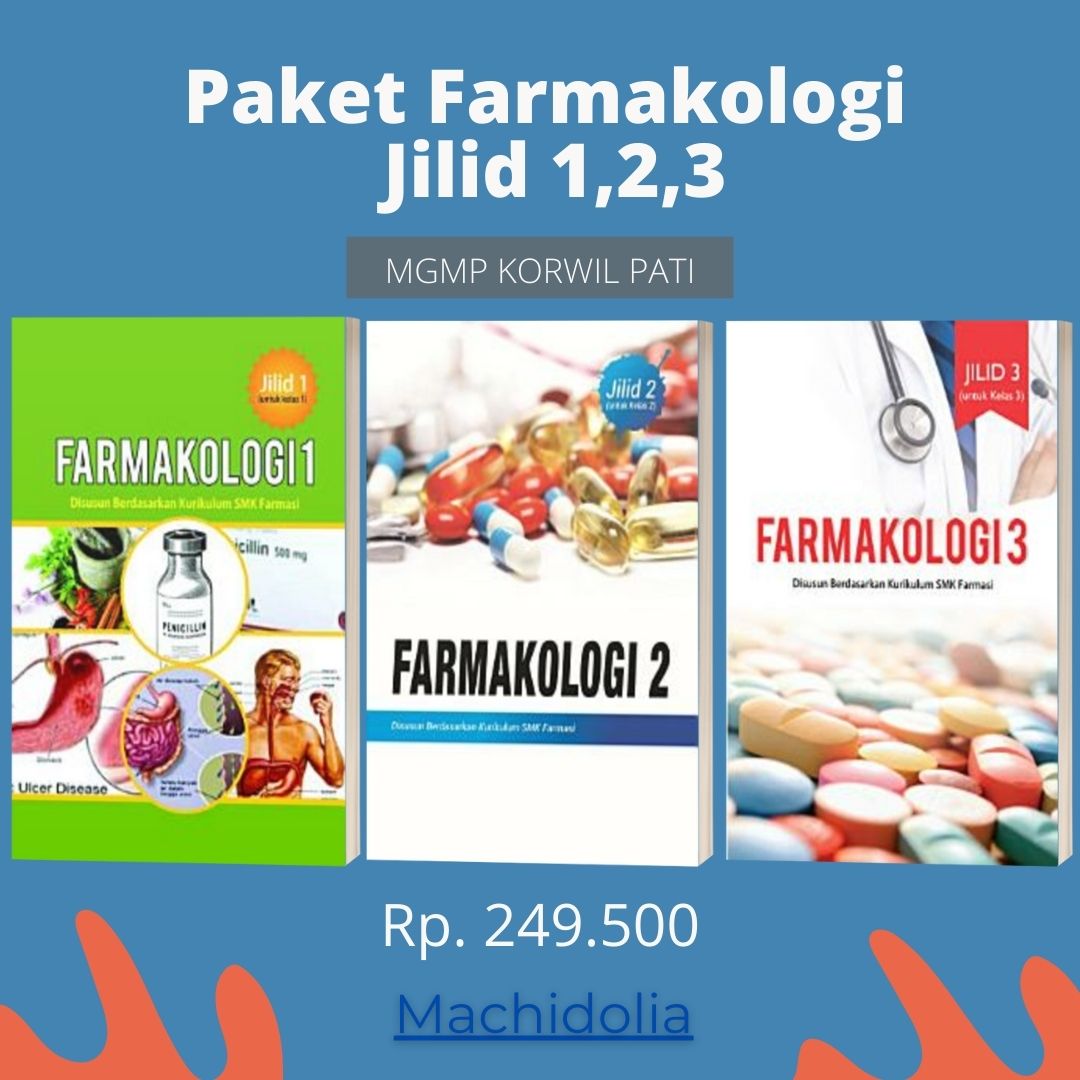 Buku Paket Farmakologi Jilid 1,2 dan 3 - Machidolia