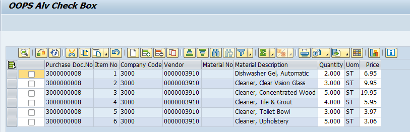 Abap Tutorial Oops Alv Report With Check Box