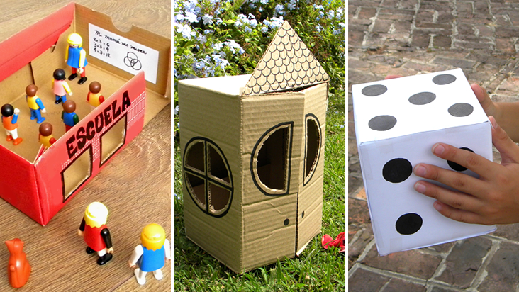 7 Juegos hechos con cajas de cartón | Más Chicos